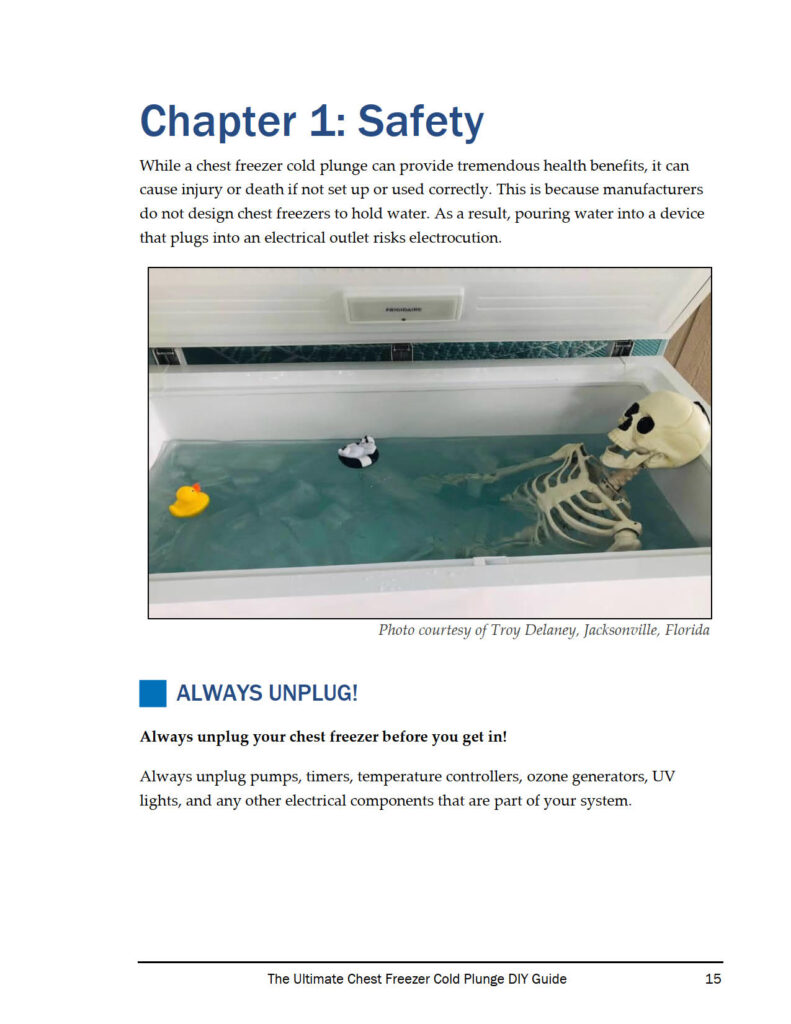 The Ultimate Chest Freezer Cold Plunge DIY Guide (e-Book) – Chest ...